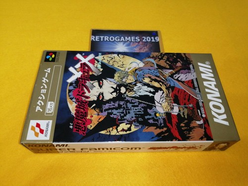 sfc Castlevania Akumajo DRACULA XX Nintendo Super Famicom REG CARD | eBay