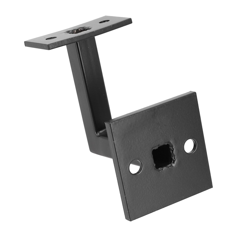 Modern matte black handrail brackets for square For stairs Easy to ...