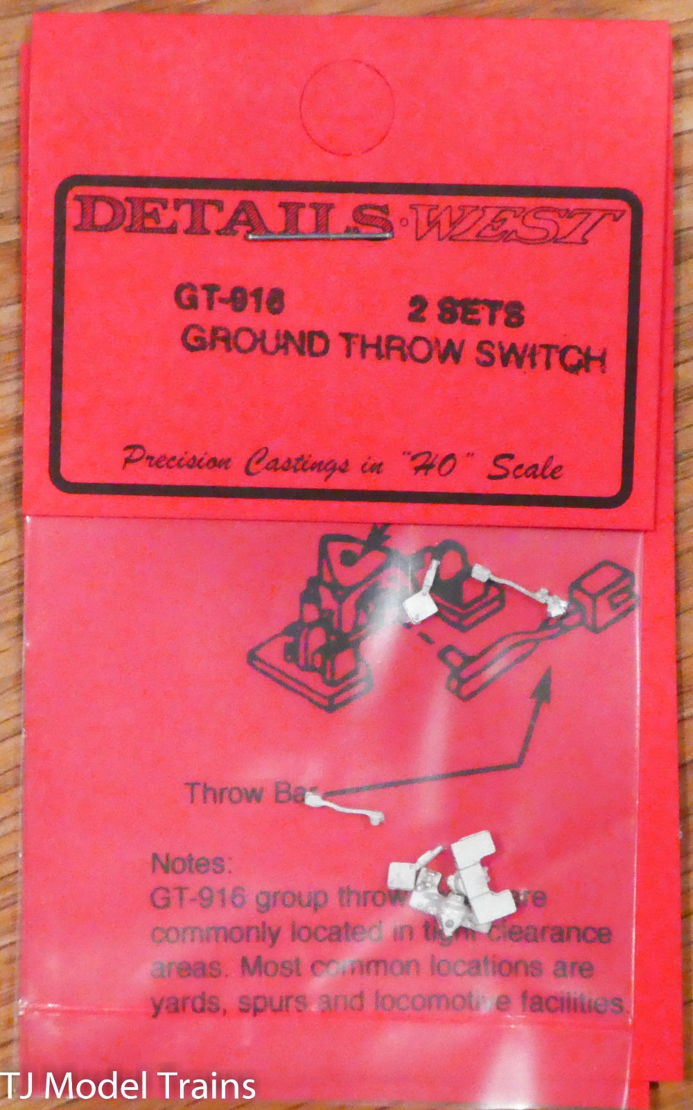 Details West HO #916 Ground Throw Switch (Light Cast Metal) (1 Pair) | eBay