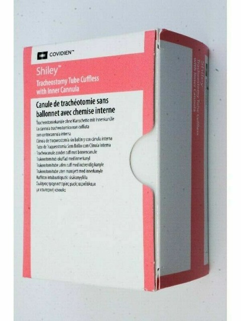 Covidien Shiley 8CFS Tracheostomy Tube W/inner Cannula Cuffless for ...