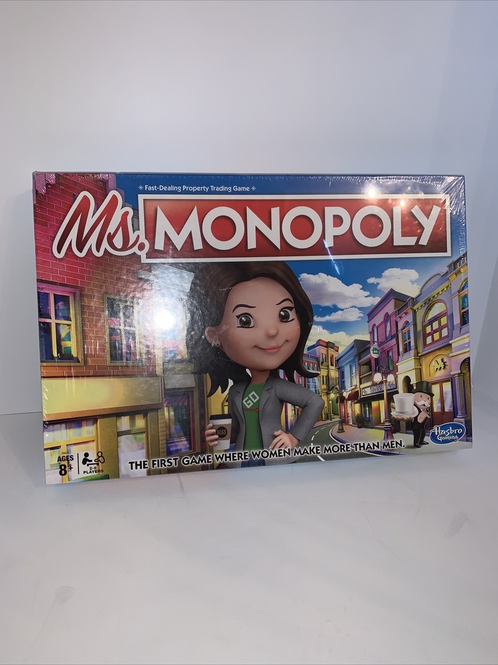 Ms. Monopoly Board Game Ages 8+ BRAND NEW Factory Sealed! HASBRO ...