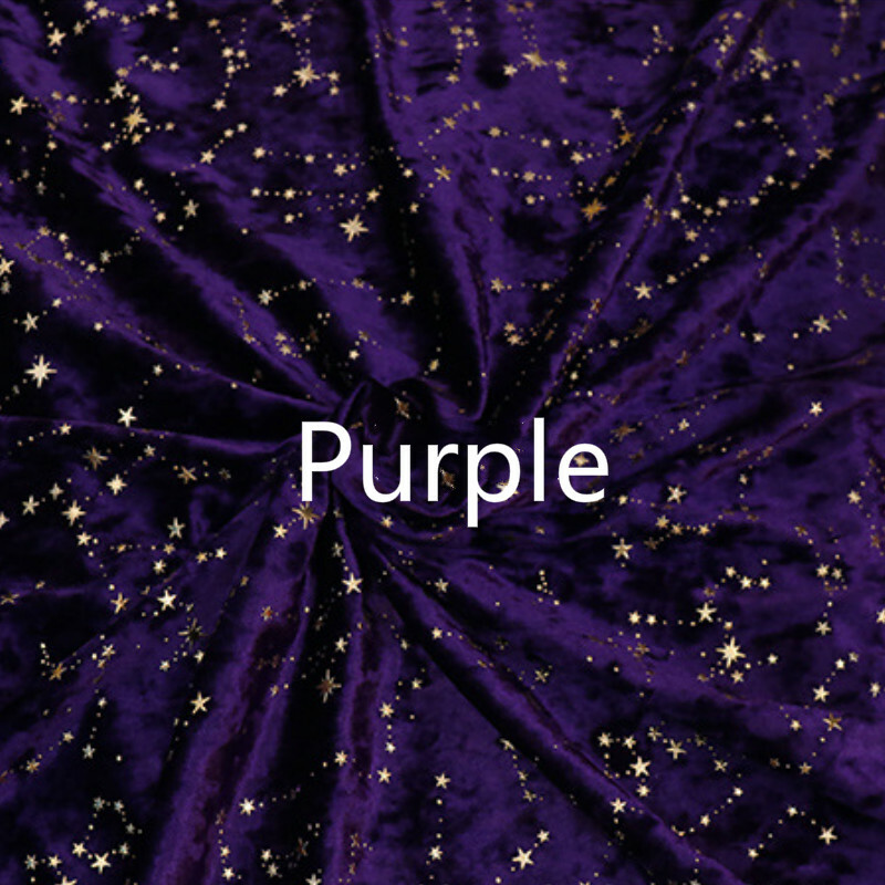 Shiny Star Velvet Fabric Material for Dress Cloth Craft Upholstery 57 ...