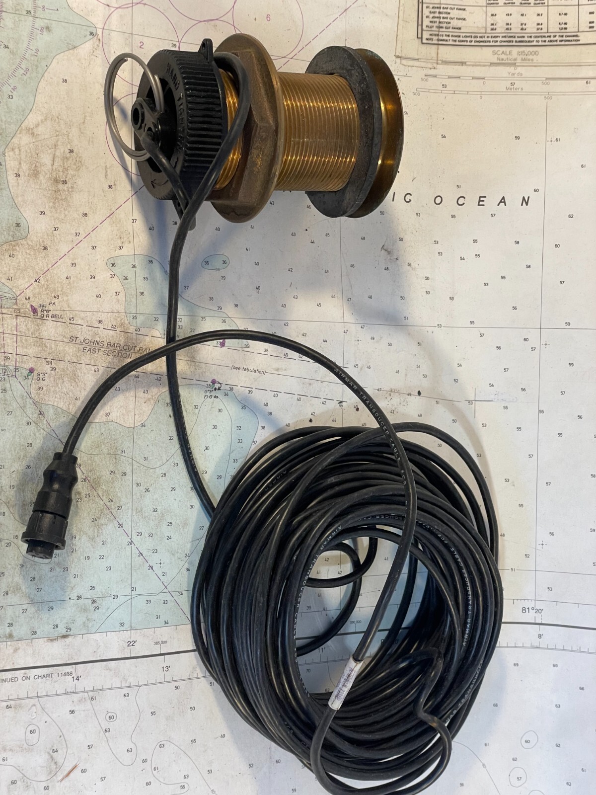 Airmar Speed Transducer, #c9 Airmar 01-0496 Autohelm Z116p, 31-250-1-52 ...