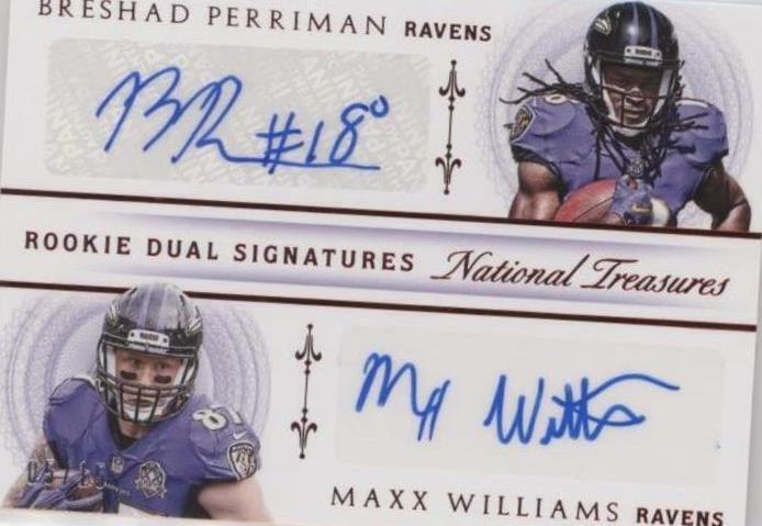 2015 Panini National Treasures - Rookie Dual Signatures Breshad ...