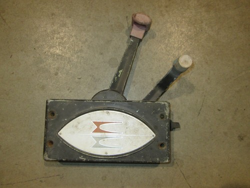 OMC Evinrude OEM 1958-1978 2 Lever Simplex Side Mount Type 400 Control ...