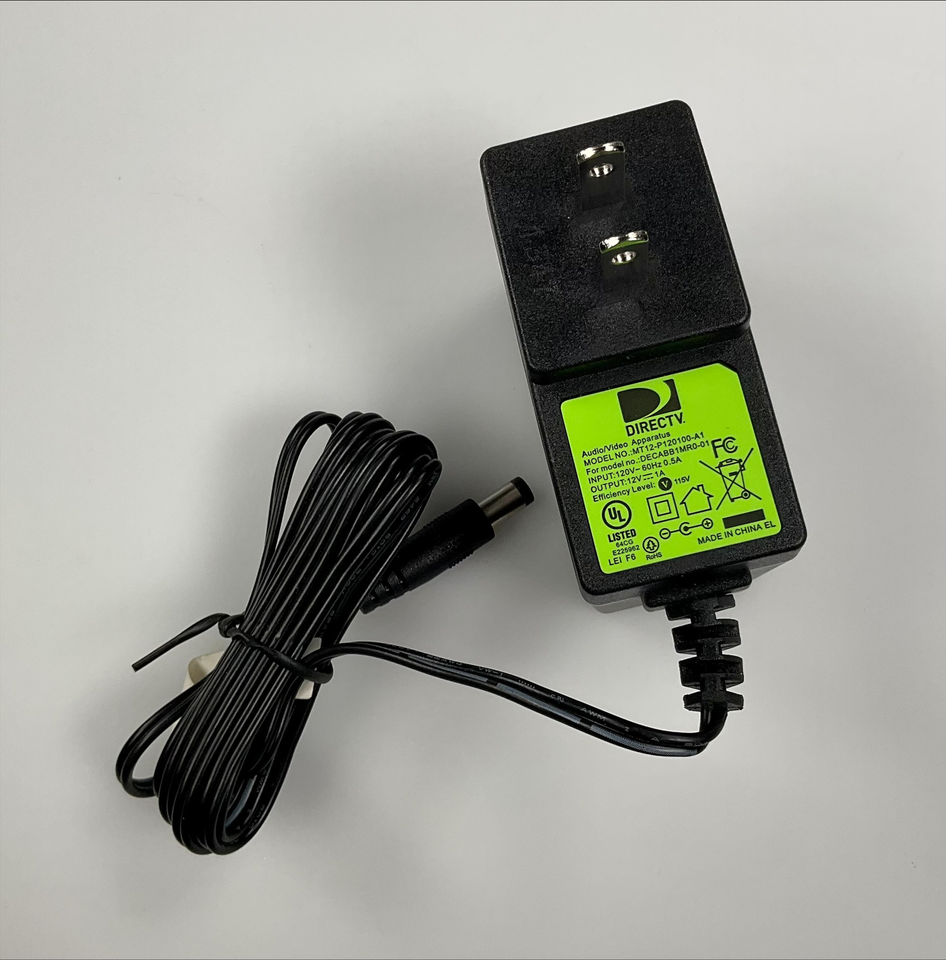 DirecTV Power Supply Adapter MT12-P120100-A1 AC / DC 12v 1amp for ...