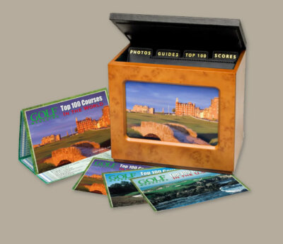 Golf Course Scorecard Keeper Box | eBay