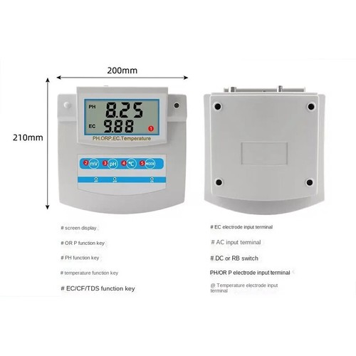 Digital Display Bench Acidity Meter Laboratory TDS/EC/CF/ORP Multi ...