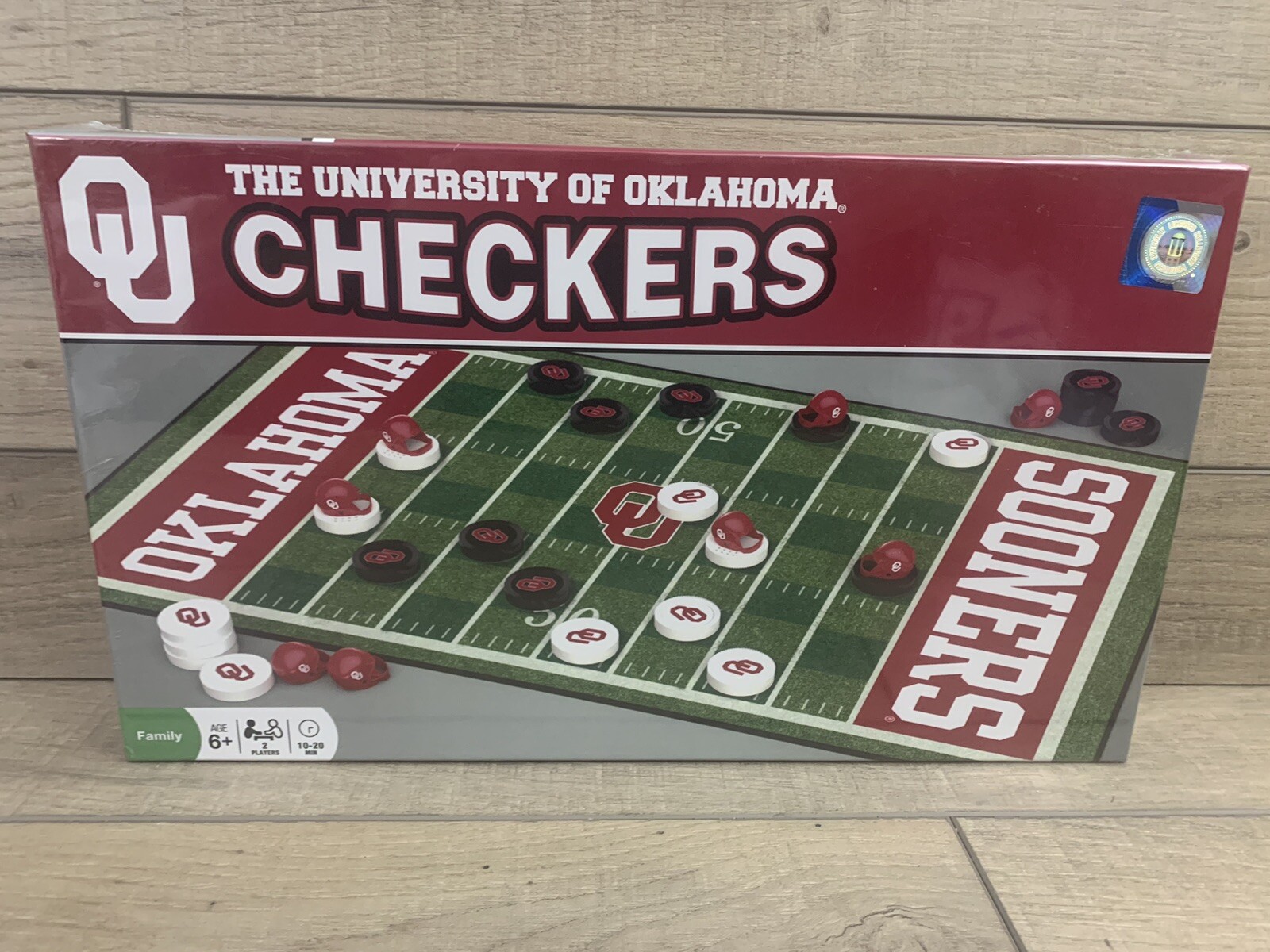 University of Oklahoma Sooners Checkers Board Game - New & Sealed ...