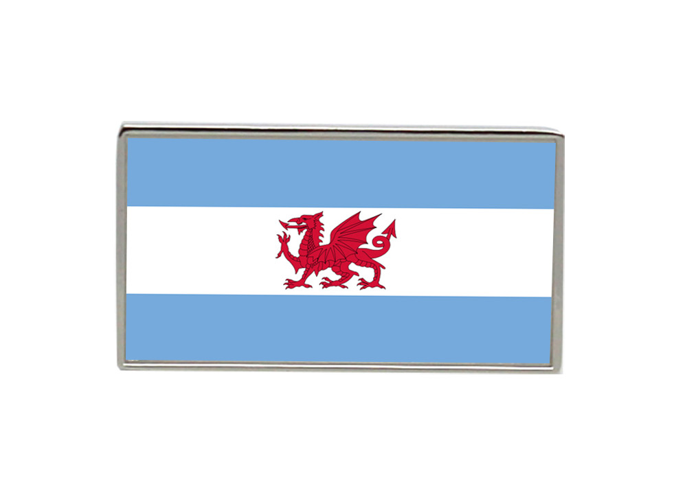 Welsh Patagonia (Y Wladfa Gymreig), Argentina Flag Lapel Pin Badge ...