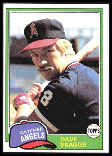 1981 Topps Dave Skaggs #48 California Angels DSK | eBay