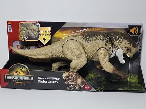 Jurassic World Rebirth Distortus Rex 22" Action Figure with 2 Attack ...