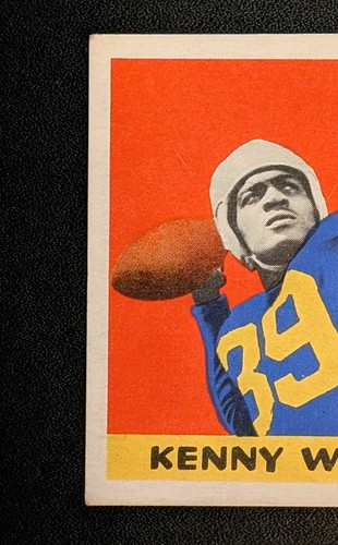 1948 Leaf #17 KENNY WASHINGTON Rookie RC -- Los Angeles Rams -- EXMT ...