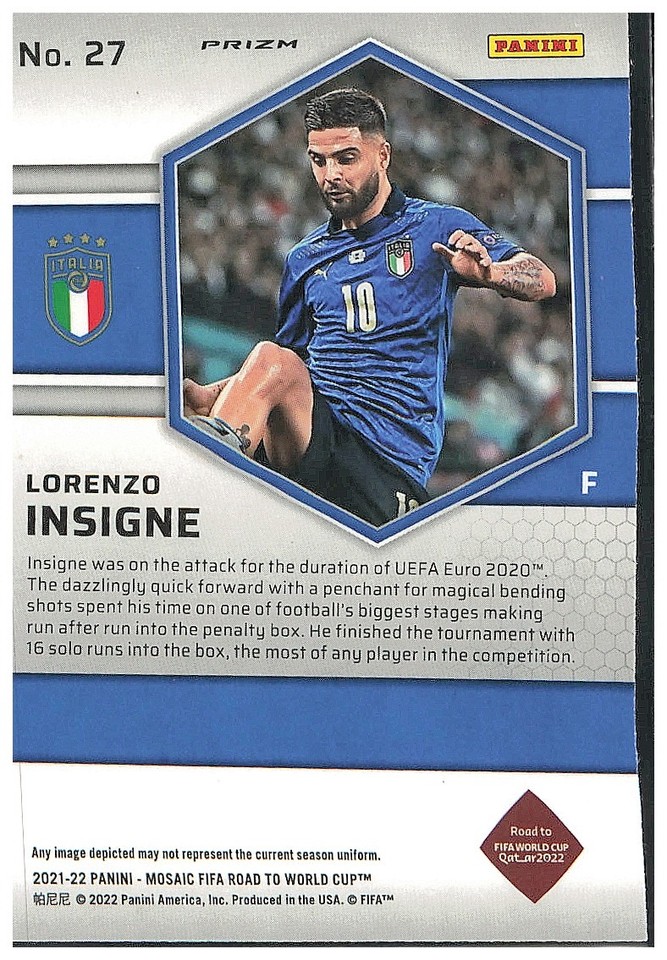 2021 Panini Mosaic FIFA Lorenzo Insigne FIFA Base Mosaic #27 | eBay