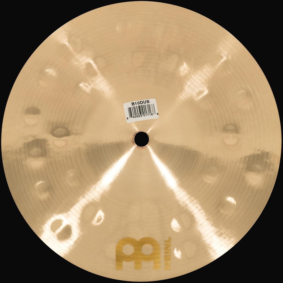 Meinl Cymbals Byzance 10" Dual Splash —Hand Hammered B20 Bronze (B10DUS ...