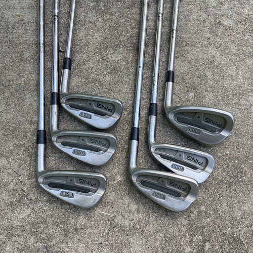 Ping S58 Iron Set 3-7 & Wedge Black Dot Reg Steel Shafts Good Grips | eBay