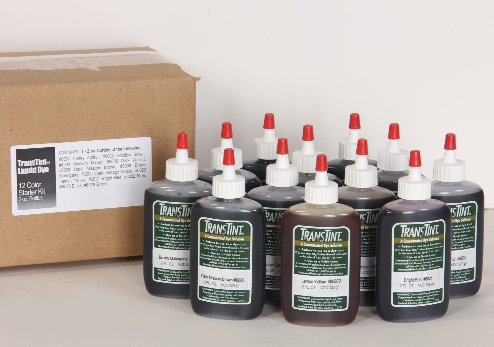 TransTint Liquid Concentrated Dye Master Starter Kit - FREE SHIP (US ...