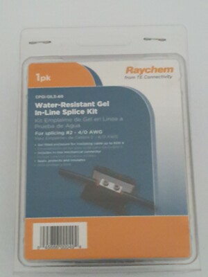 RAYCHEM Water Reistant Gel In-Line Splice Kit CPGI-GILS Splicing #2 | eBay