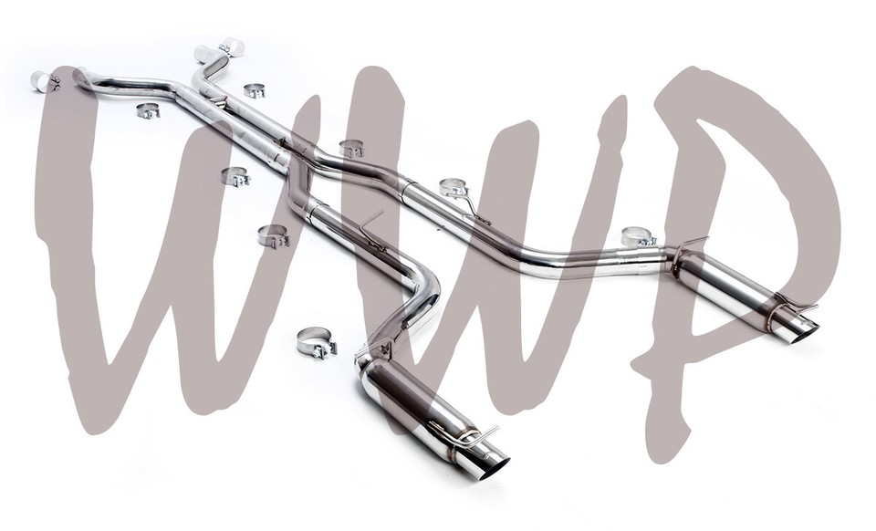 Stainless Steel Dual 3"Header Back Exhaust System Kit 11-14 Charger ...