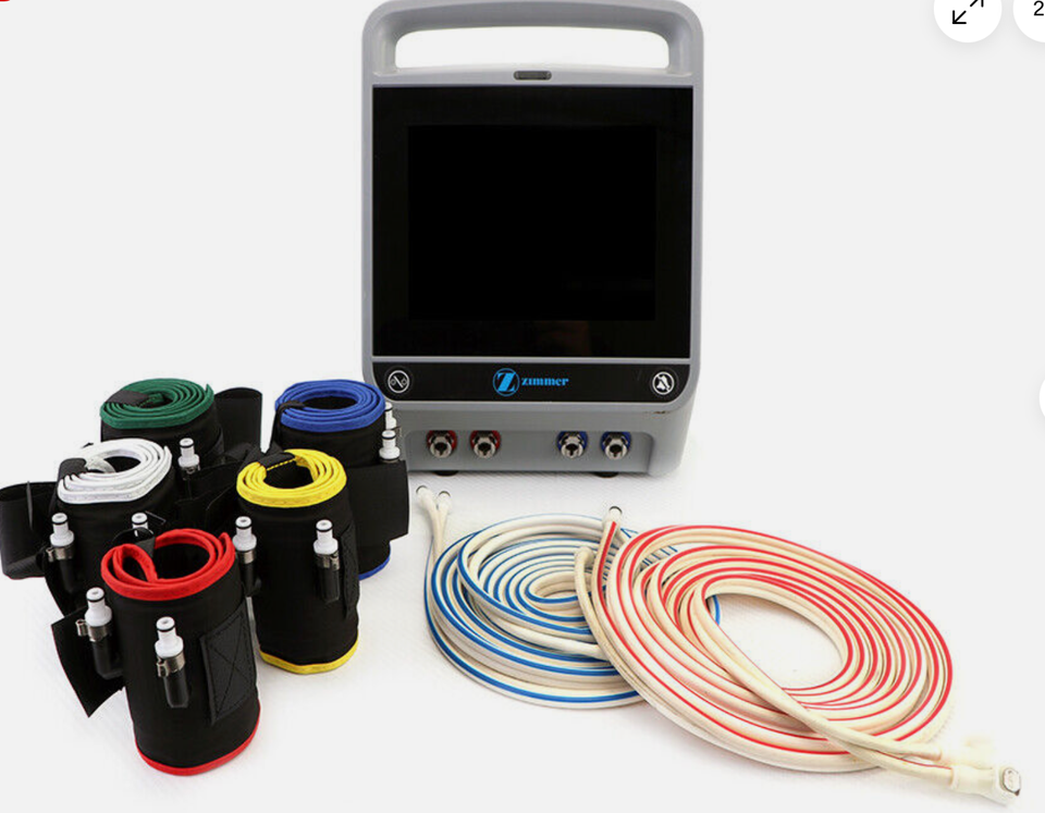 Zimmer ATS 4000 Tourniquet System w/ NEW Hoses + 5 Cuffs - Same Day ...