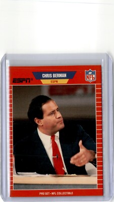 Chris Berman 1989 Pro Set ESPN Sportscaster Card #5 qty | eBay