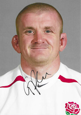 Graham Rowntree - Leicester Tigers - England Rugby - Signed A4 Photo ...