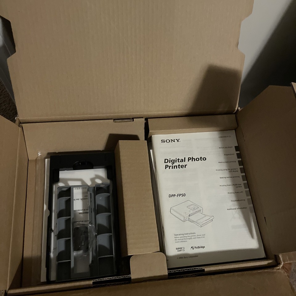 Sony Picture Station Digital Photo Printer DPP-FP50 - NIB | eBay