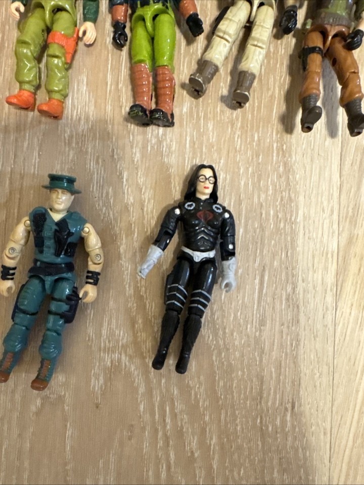 GI Joe Action Figures 80s/90s Vintage with Accessories Mixed Lot of 23 ...