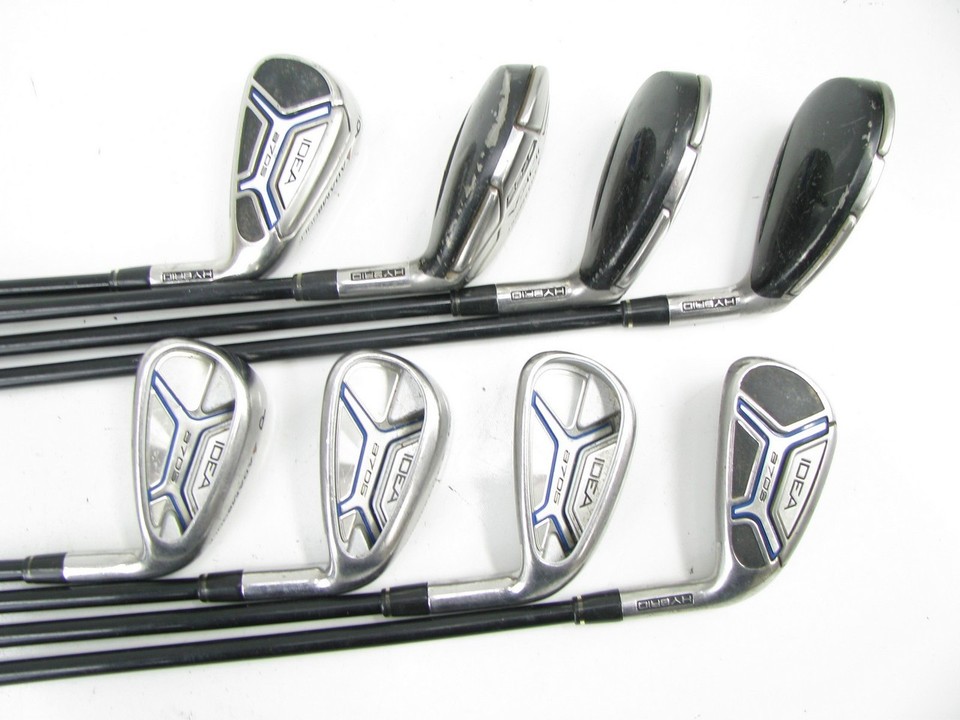 Adams Idea A7OS Iron Set 3h,4h,5h,6-PW Graphite ProLaunch Regular +1/4 ...
