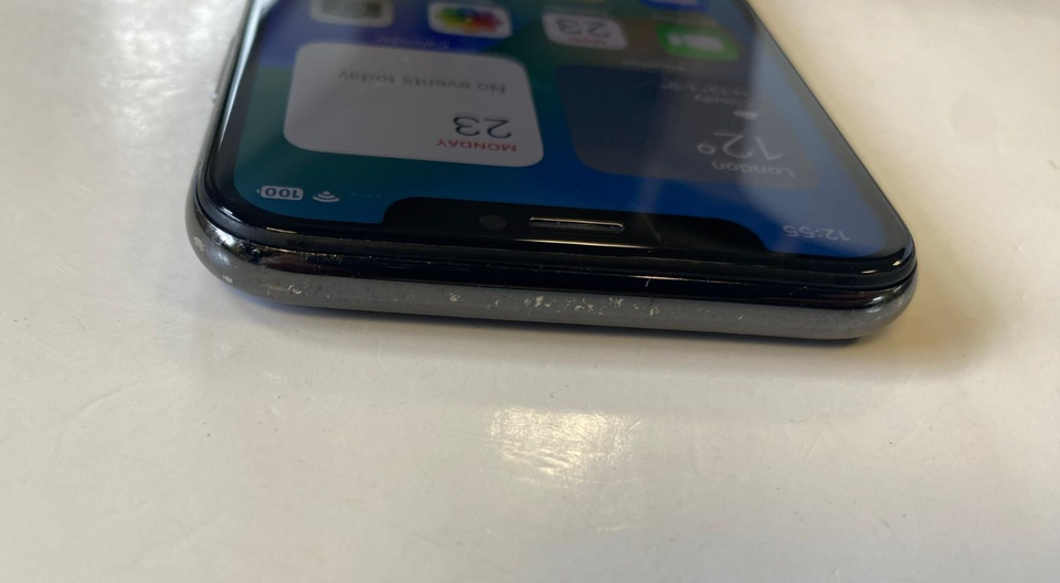Apple iPhone X A1865 Smartphone Mobile UNLOCKED 64GB IOS 16 NEW BATTERY ...