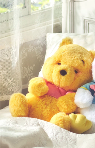 Disney Store Winnie the pooh dozing with sleepy eyes Pooh 2023 Plush ...