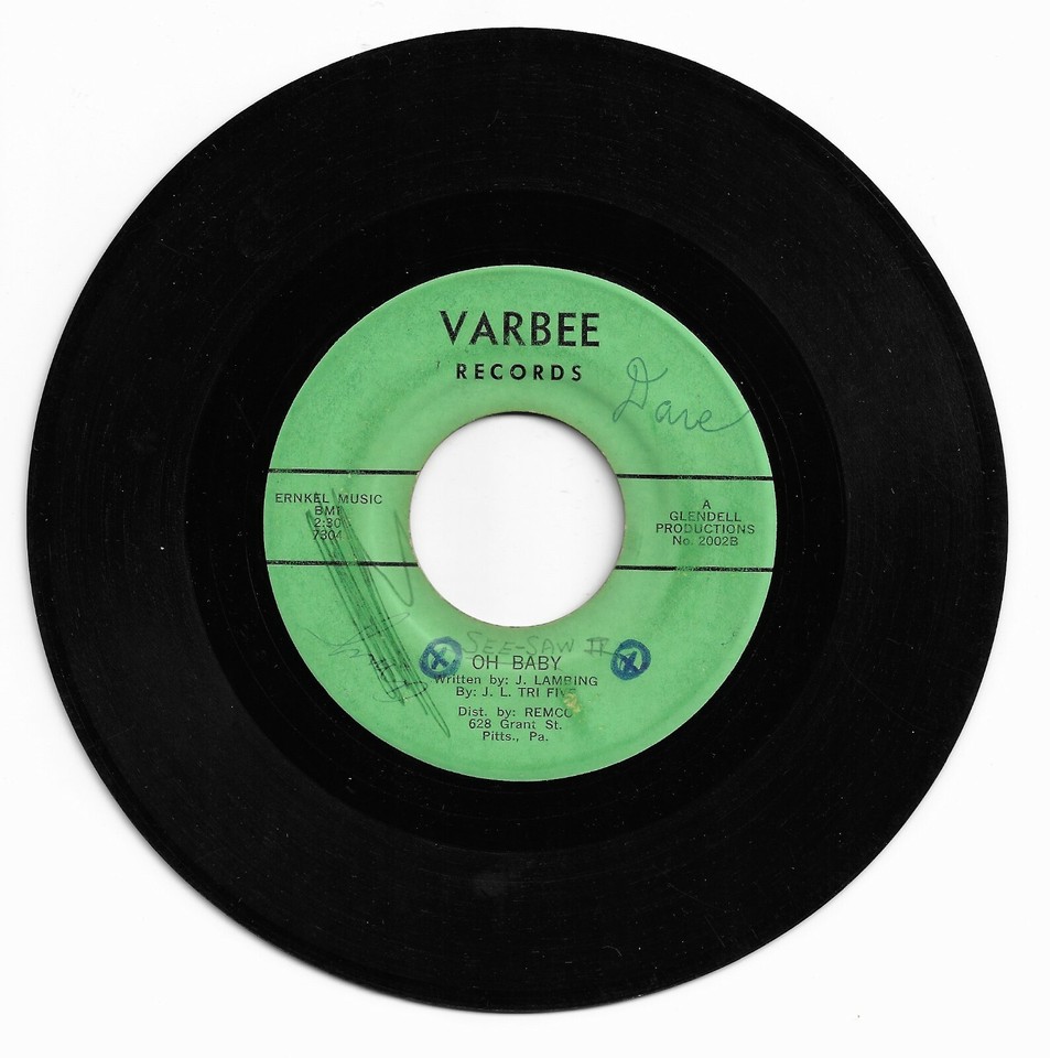 DOO WOP 45 JOHN LYTHGOE/JL TRI FIVE ON VARBEE VG ORIGINAL | eBay