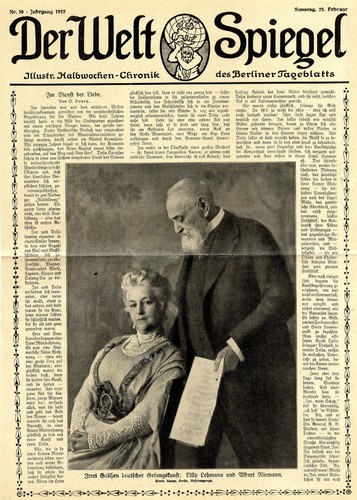 Two Sizes of German Vocal Art: Lilly Lehmann & Albert Niemann from 1912 ...
