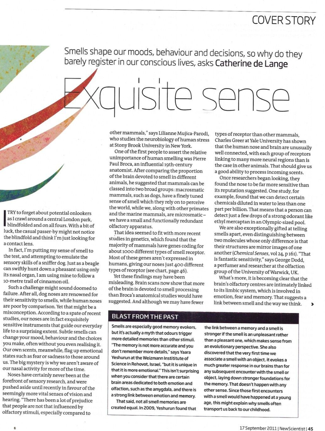 New Scientist Magazine Super Sense Oceans of Power Mars Mission Bjork ...