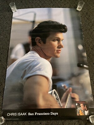 VINTAGE 1993 CHRIS ISAAK SAN FRANCISCO DAYS PROMO POSTER PROMOTIONAL | eBay