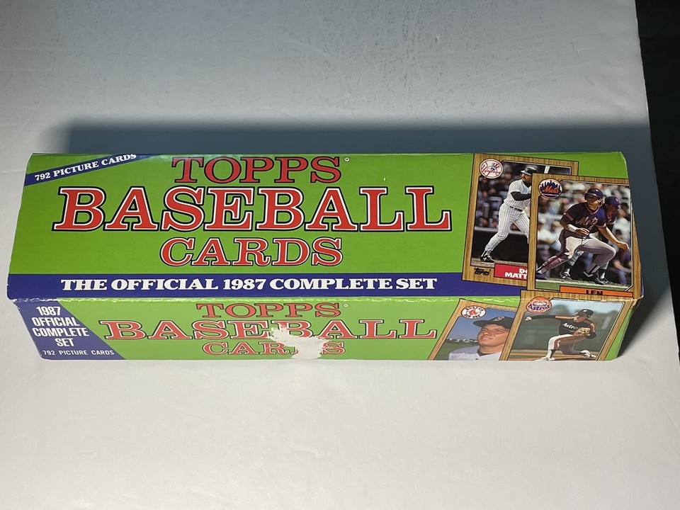 1987 Topps and 1988 Topps Baseball Complete Sets | eBay