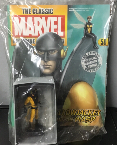 Eaglemoss Figurine Yellowjacket The Wasp #58 Classic Marvel Collection ...