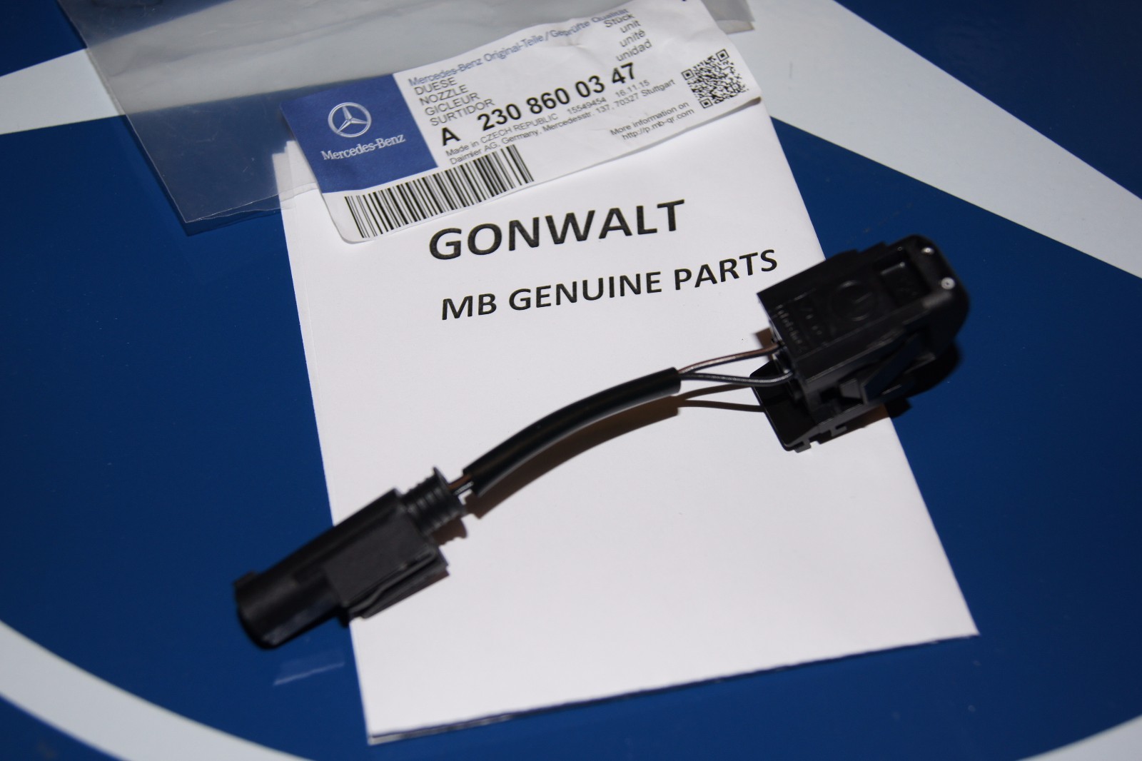 Mercedes Benz Windshield Washer Nozzle C CLC CLK CLS E G SL SLK ...