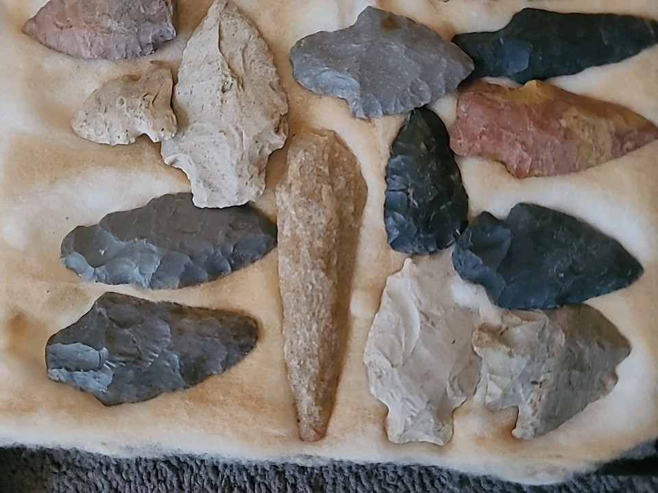Native American Handmade Arrowheads Vintage Antique Lot 34 | eBay