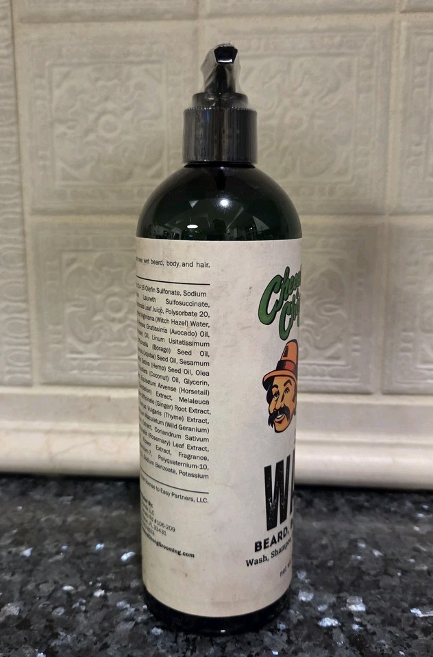 Cheech & Chong 3 In 1 Wash - Beard, Body, Hair Wash~16oz Pump | eBay