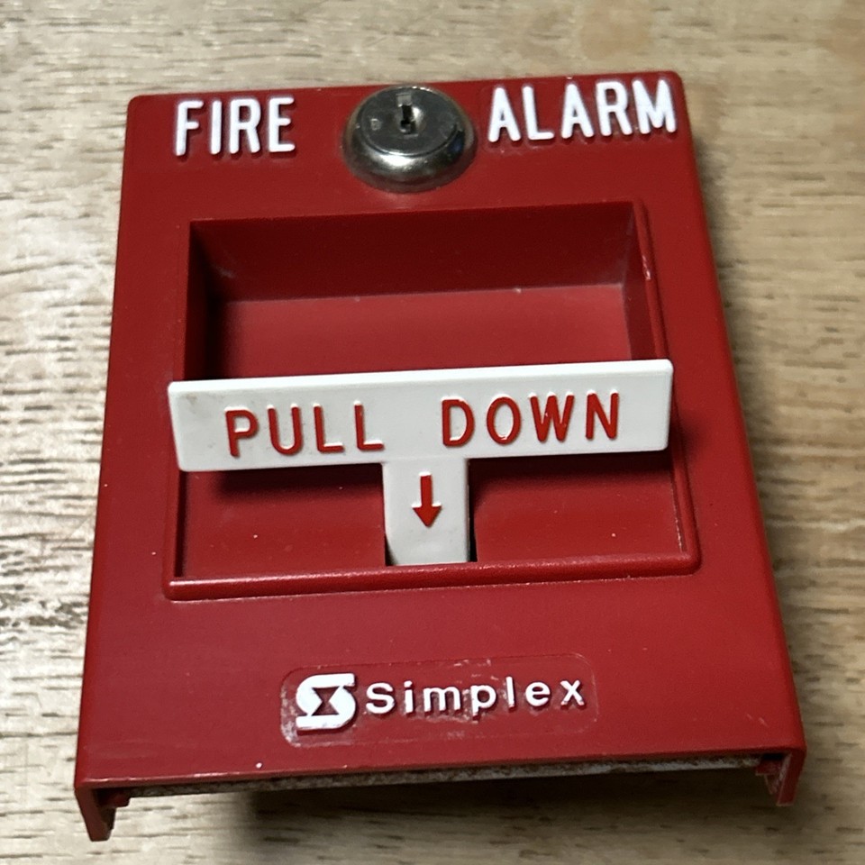 Vintage Simplex Pull Down T Handle Fire Alarm 2099-9754 +++ LOT OF 5 | eBay