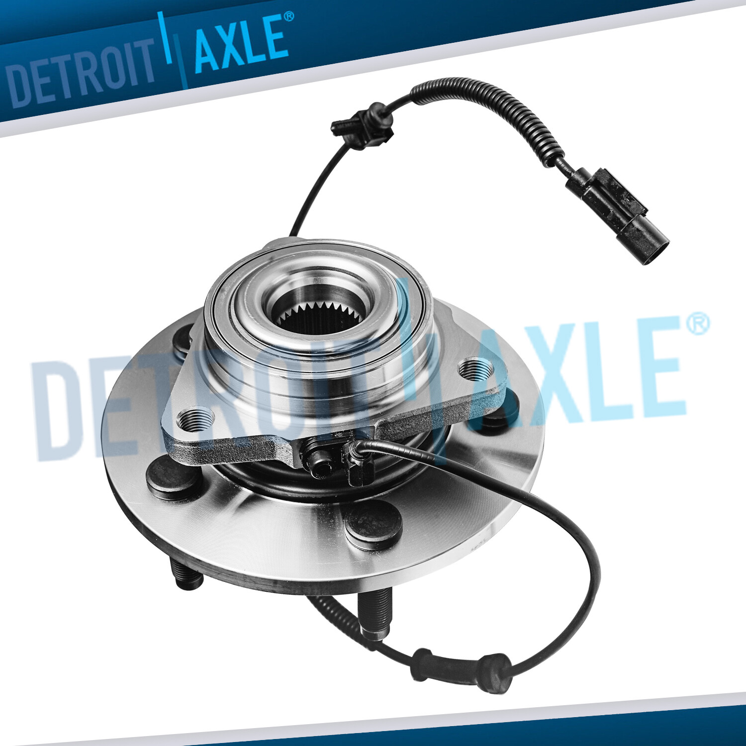 Detroit Axle 515113 Wheel Bearing & Hub Assembly for 2006-2008 Dodge ...