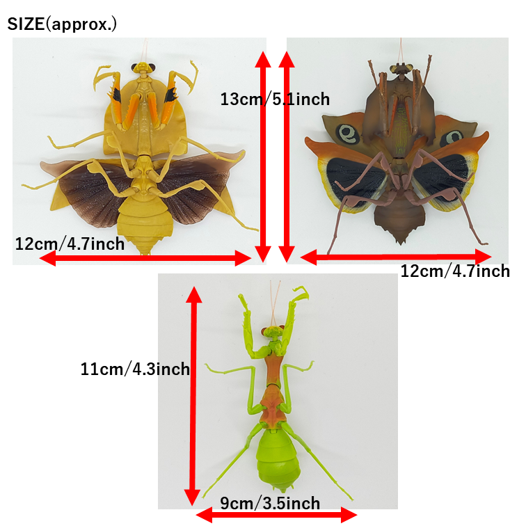 Bandai Gashapon Mantis Figure 4" to 5" Big Kamakiri Insect Bug Direct ...