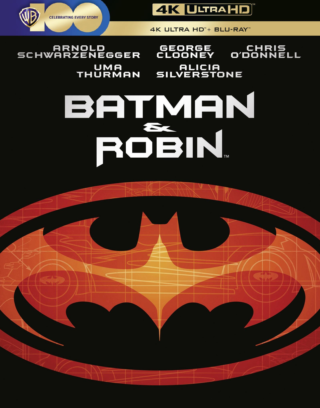 Batman & Robin (4K UHD Blu-ray) Michael Gough Chris O'Donnell (UK ...