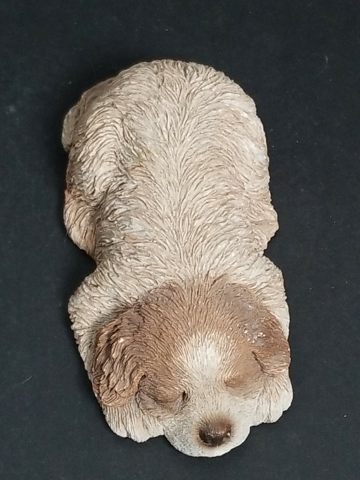 Sandicast Sleeping Retriever Cocker Spaniel Puppy Dog Figurine Vtg 1986 ...