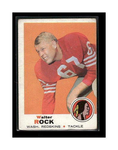 Walter Rock 1969 Topps #136 Washington Redskins Football Card | eBay