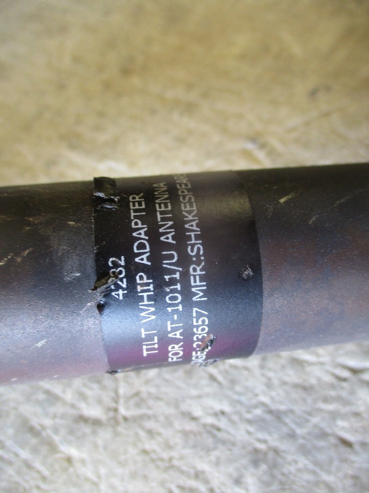 NOS Shakespeare Tilt Whip Adapter for HF Military Vehicle Radio Antenna ...
