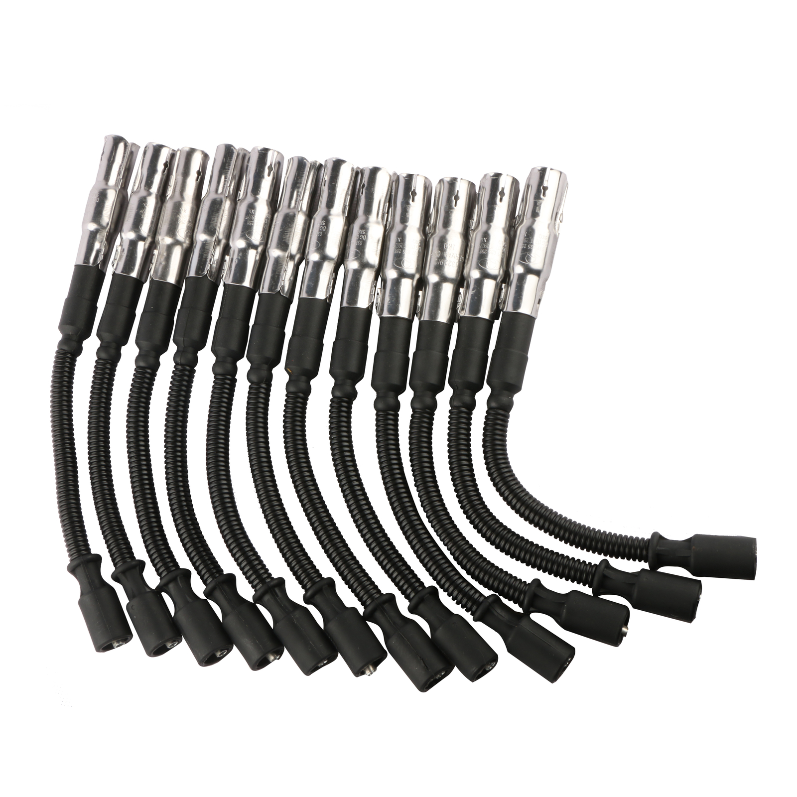 6 Ignition Coils W/ 12 Plug Wire Sets for Mercedes-Benz C240 E320 ML320 ...