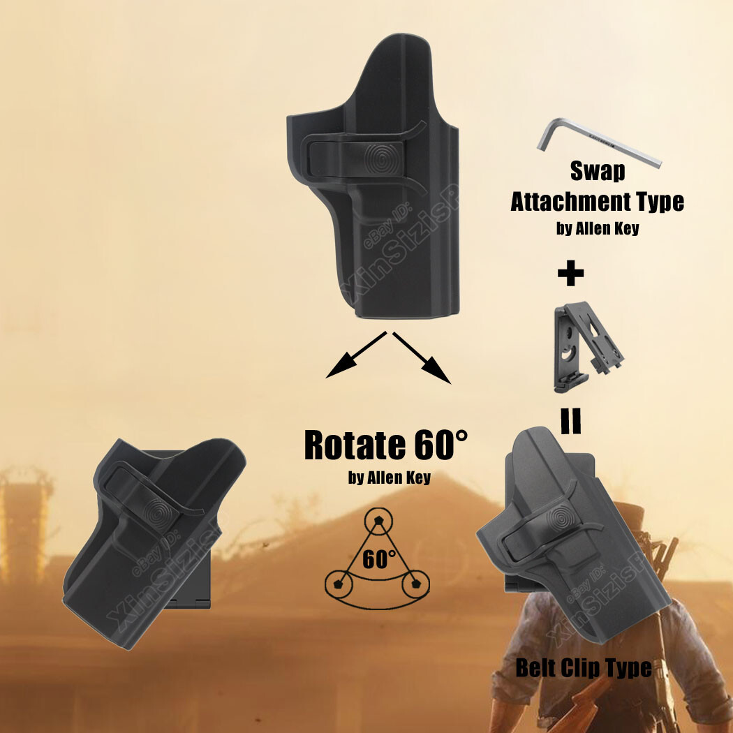 OWB Holster For Ruger Security 380 Security-9 Standard Compact Pro 3.42 ...