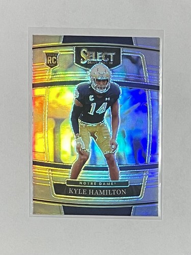 KYLE HAMILTON 2022 Panini Select Draft Picks *Silver Prizm Rookie RC ...